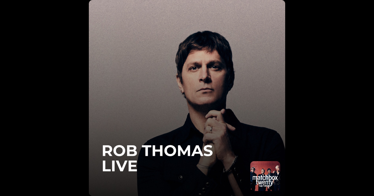 Rob Thomas Live | by Rob Thomas