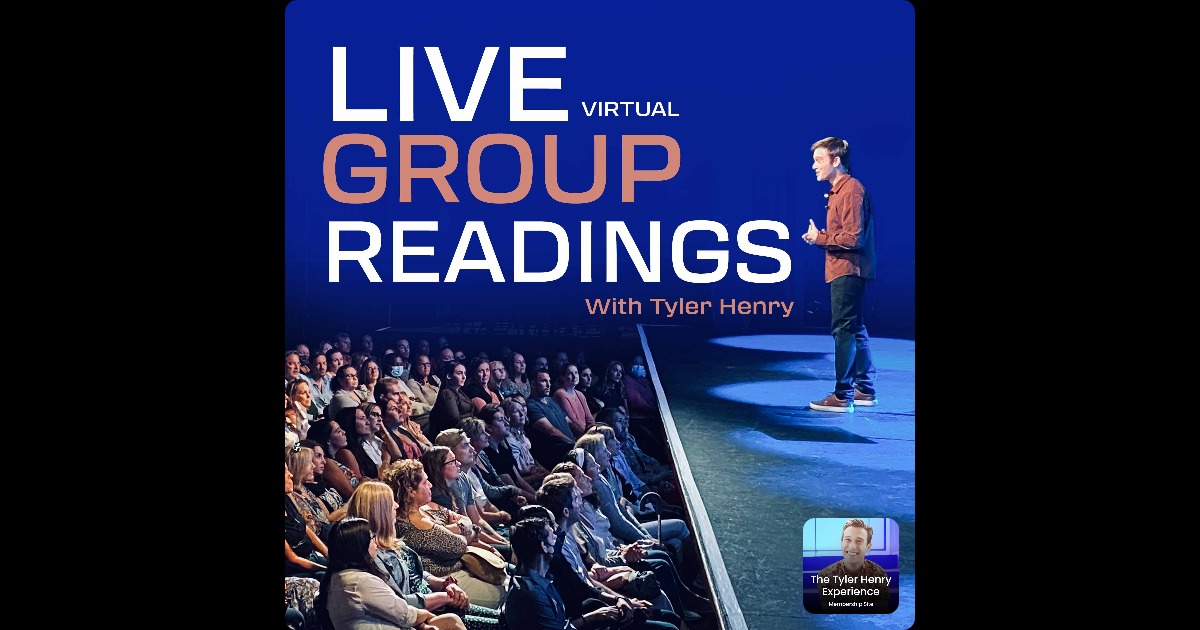 Live Virtual Group Readings with Tyler Henry 12/7 | by Tyler Henry