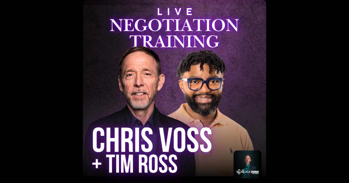 Chris Voss + Tim Ross 3/20 | by Chris Voss, Tim Ross